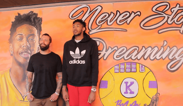 Brandon Ingram Encourages LA Youth: 'Never Stop Dreaming!'
