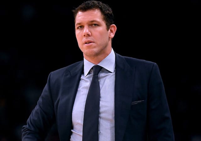 Luke Walton Admits Pushing Through End Of Season Will Be 'Hard' For Lakers
