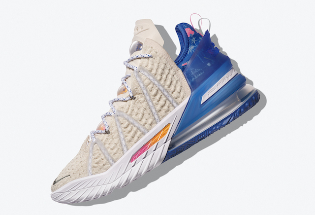 Nike LeBron 18 Details, Initial Release Colorways Lakers Nation