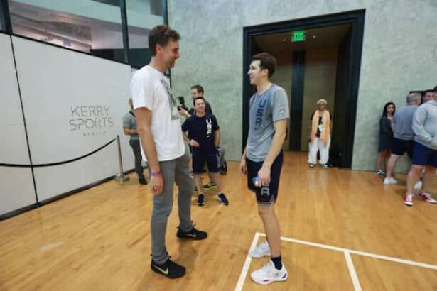 Lakers Legend Pau Gasol Visits With Team USA At 2023 FIBA World Cup