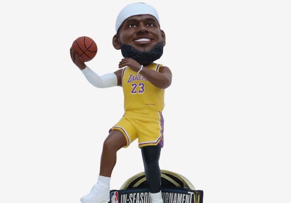 FOCO Selling Lakers' LeBron James In-Season Tournament Bobblehead