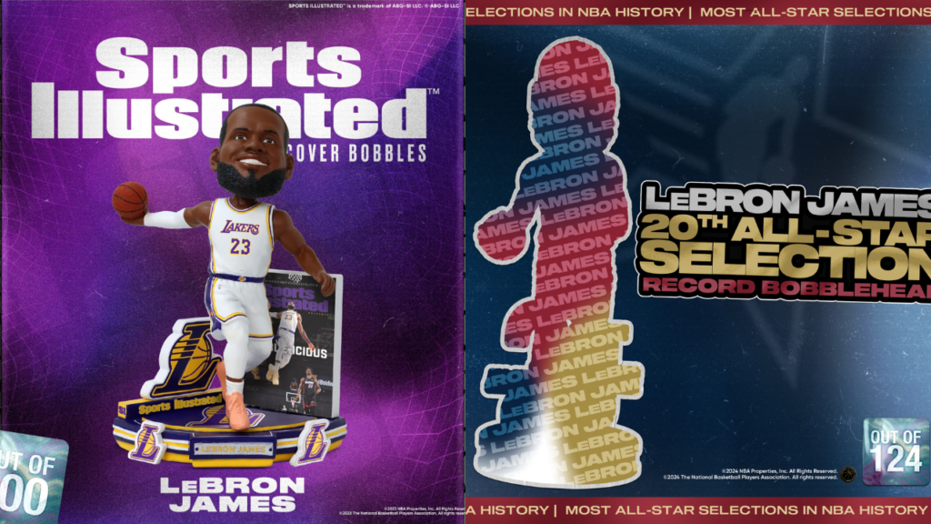 FOCO Selling LeBron James Bobbleheads For Sports Illustrated Cover ...