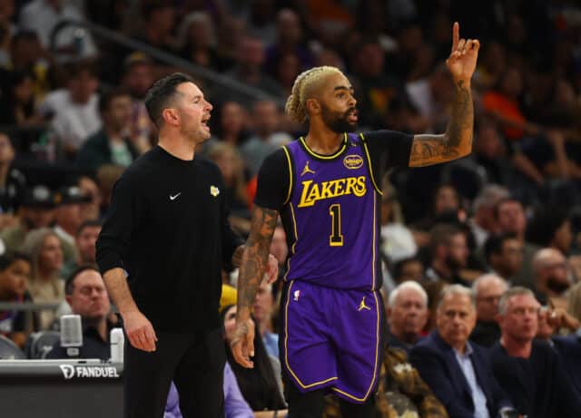Lakers News: JJ Redick Praises D'Angelo Russell's Leadership Skills