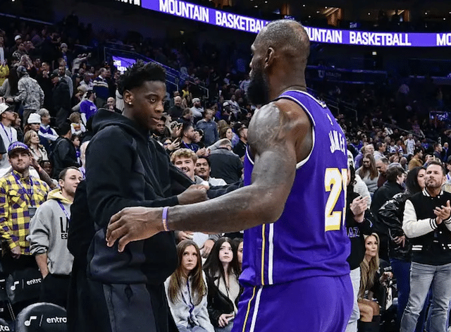 BYU Star AJ Dybantsa Happy To Meet Lakers' LeBron James