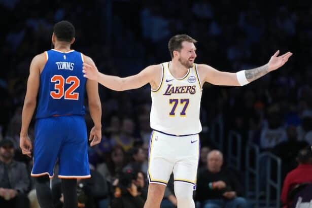 Luka Doncic Fined For Inappropriate Gesture Towards Officials In Lakers ...